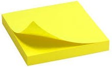 Sticky Notes Yellow 75x75 100sheets ANOSIS CYPRUS